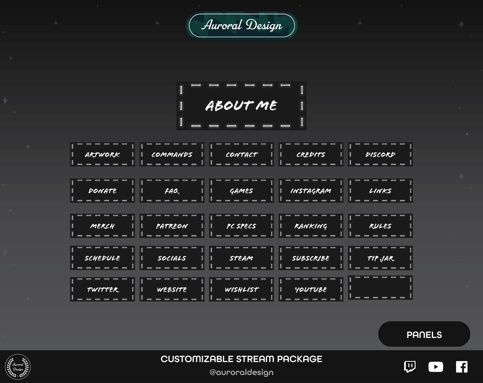 ANIMATED Skull & Bones Overlay Package - Etsy