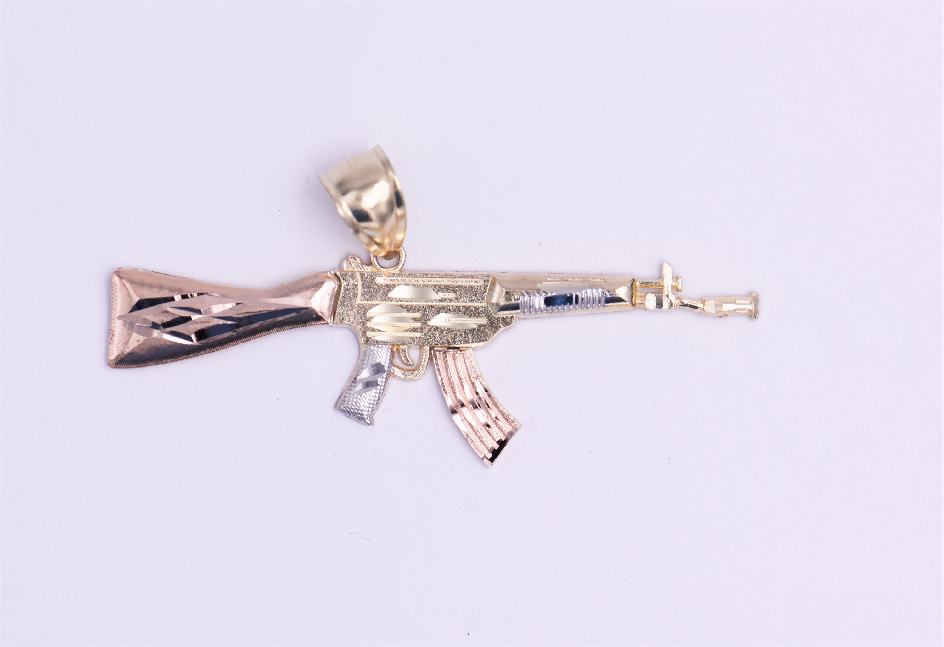 10k Yellow Gold Fine Jewelry Solid AK 47 Gun Pendant | Etsy 10k Yellow Gold Fine Jewelry Solid AK 47 Gun Pendant | Etsy