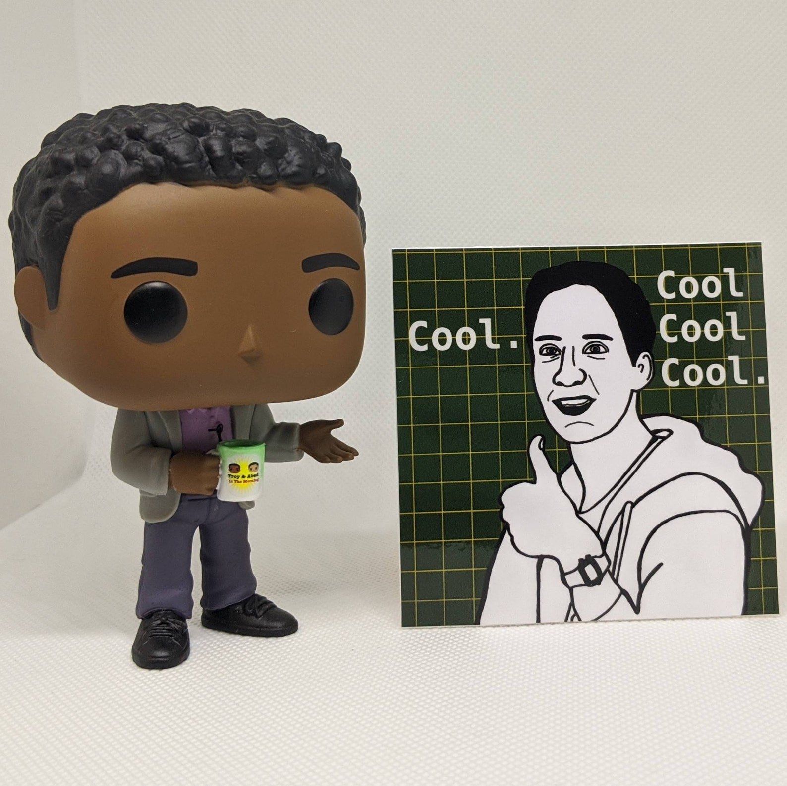 Cool Cool Cool Abed Vinyl Sticker - Etsy