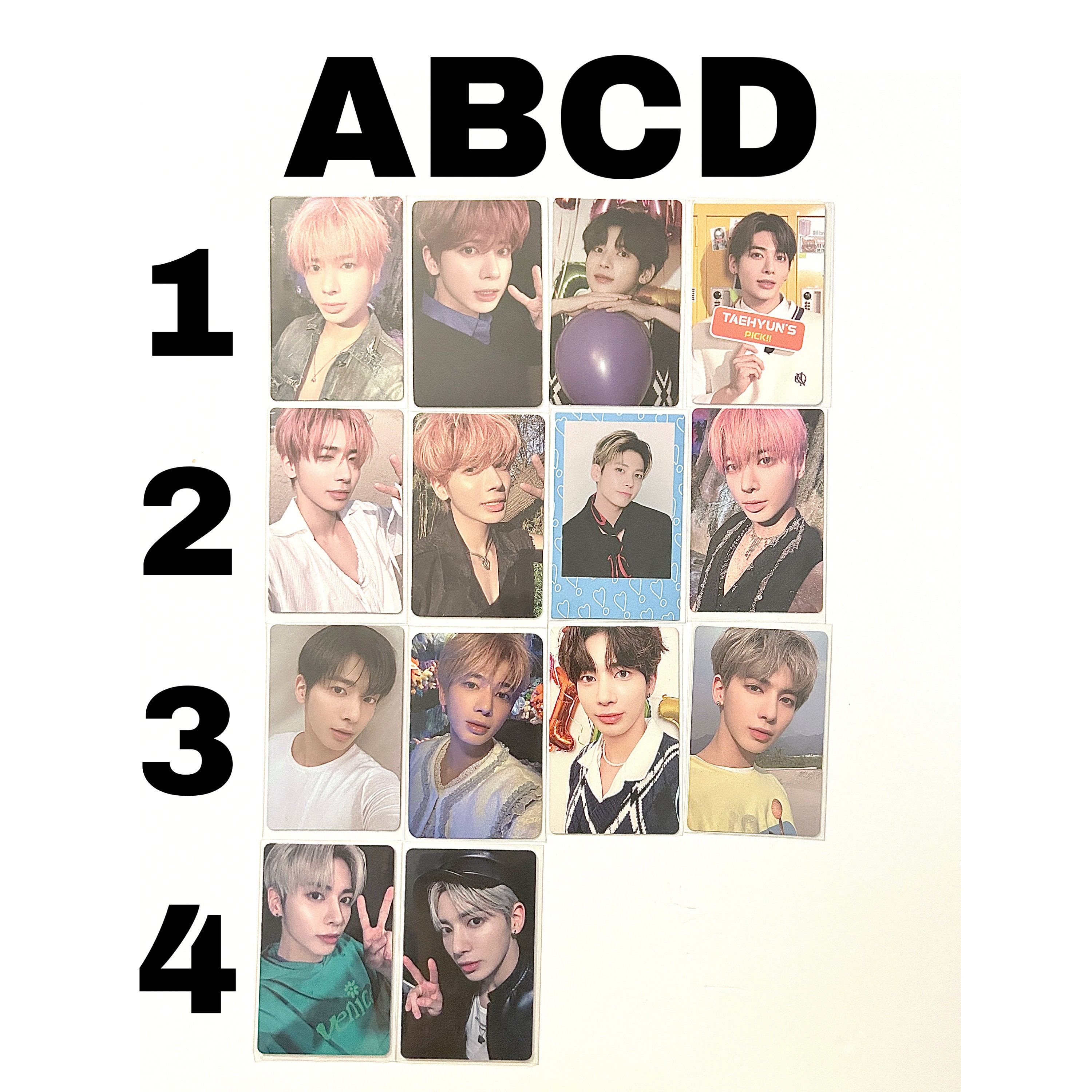 100 TXT Yeonjun Soobin Beomgyu Taehyun Huening Kai Official - Etsy