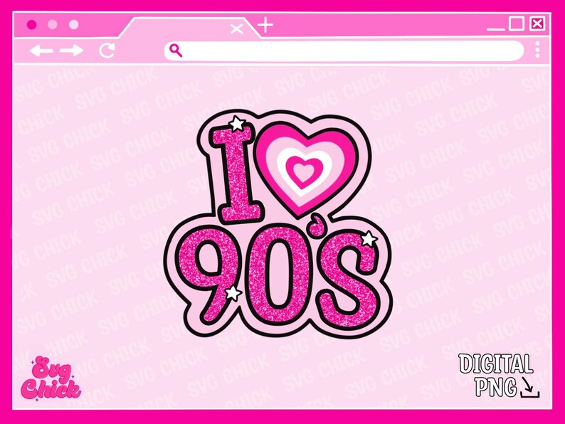 I Love the 90s PNG, 90s Lover SVG, 90s Nostalgia Design, Vintage Retro ...