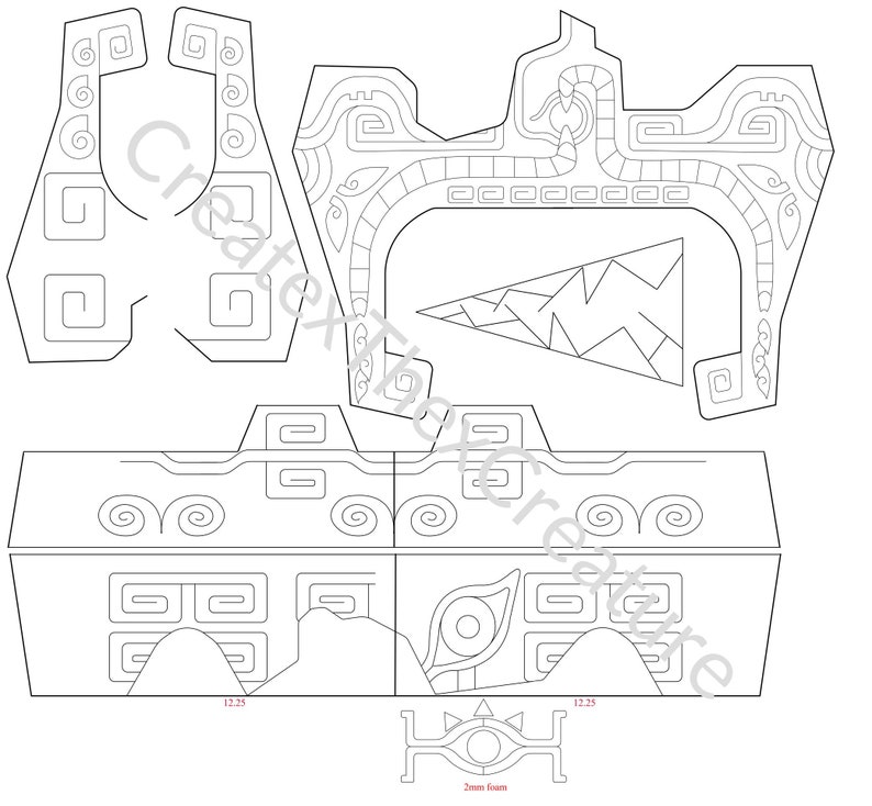 Midna Helmet Cosplay Pattern - Etsy