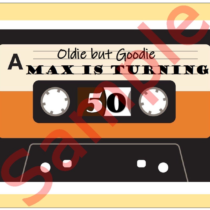Cassette Tape Printable - Etsy