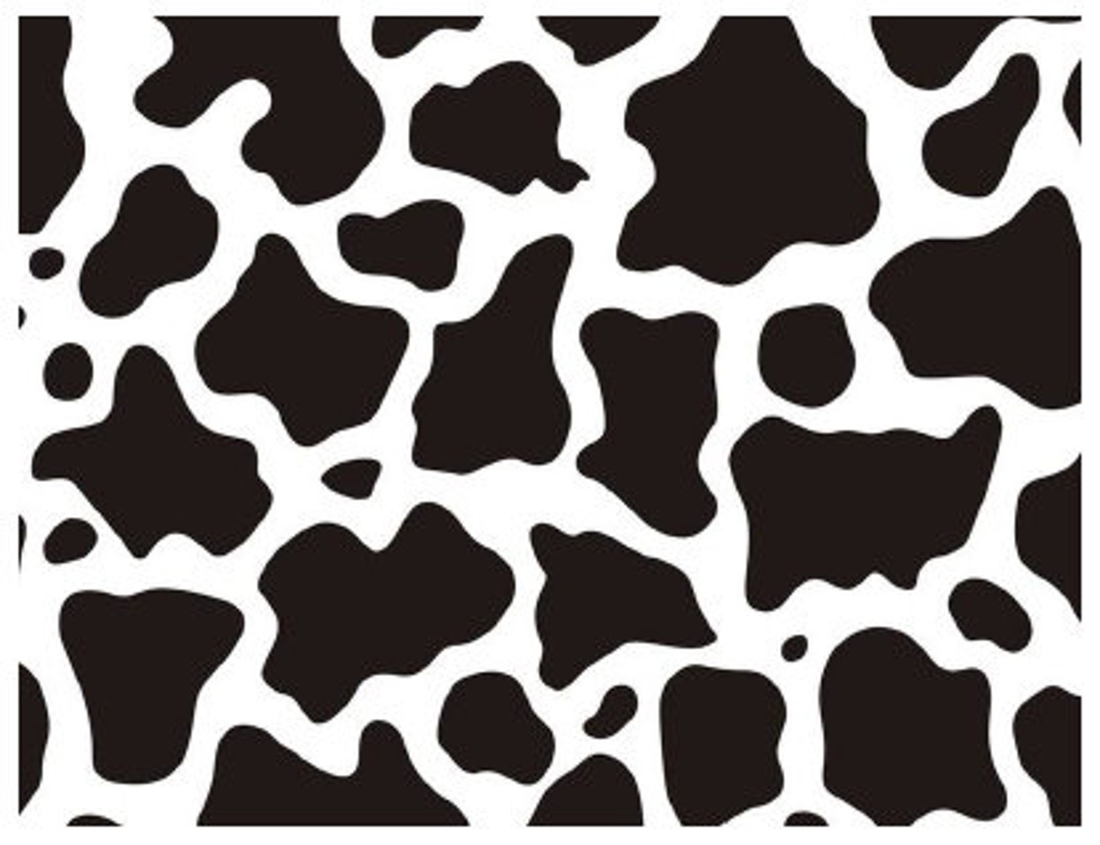 COW Print EDIBLE Image Cake Decorations Animal Cake Stripes High ...