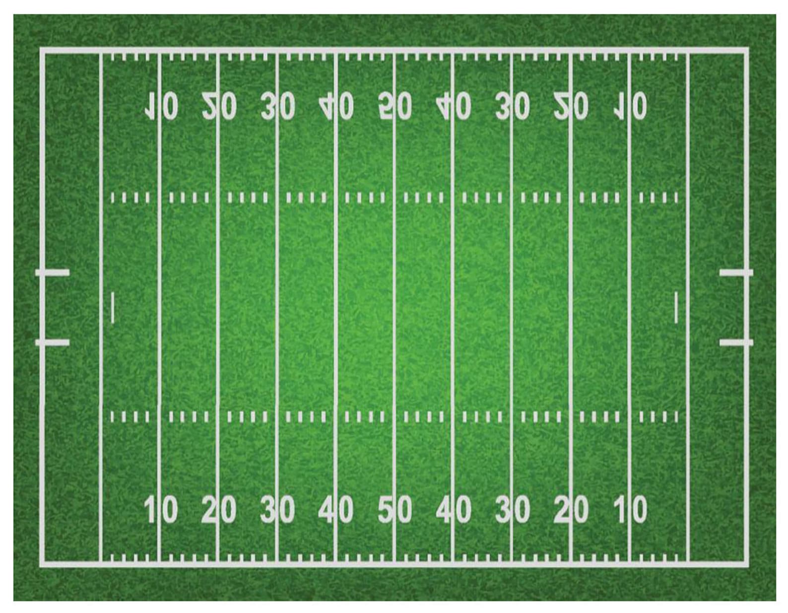 Football FIELD Cake Topper Image Boys Football Cake Decoration Frosting ...