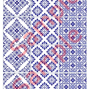 Edible Image Spanish Tile Wedding Favors Tile Cookies Custom Edible ...