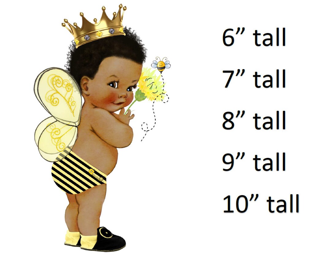 Queen Bee Prince Bee Baby BOY Bumble BEE Gender Reveal Party IMAGE 1/4 ...