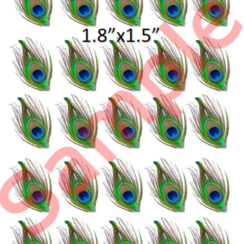 Peacock Cake Topper - Etsy