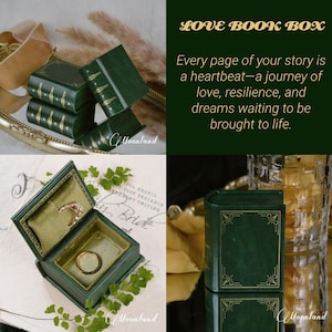 Magic Book Gift Box, Light Green Ring Gift Box, Necklace Gift Box ...