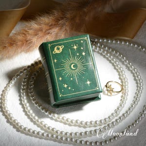 Magic Book Gift Box, Light Green Ring Gift Box, Necklace Gift Box ...