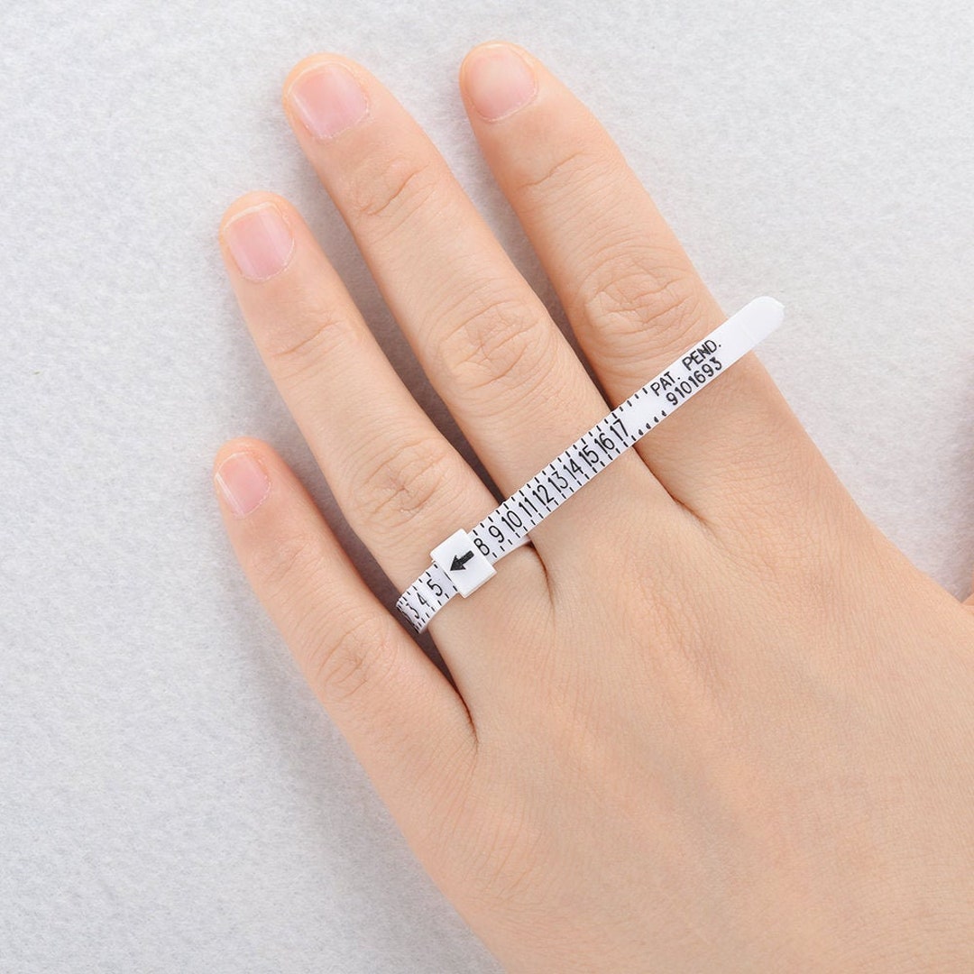 Ring Size Chart Ring Sizer Travel Size Adjustable Ring Sizer Ring Size ...