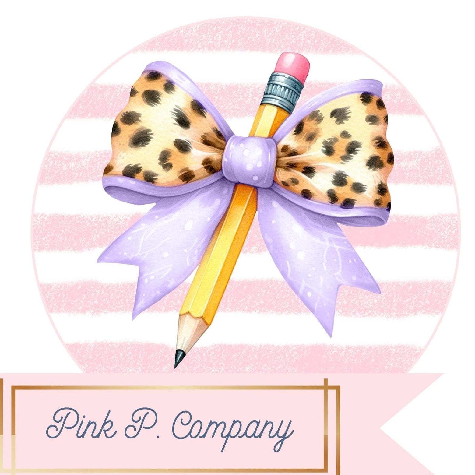 Adorable Back to School Clipart, Girls' Digital Download, Pencil and ...