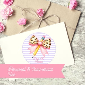 Back to School Coquette Pencil Frame Bundle, Teacher Printable Frame ...