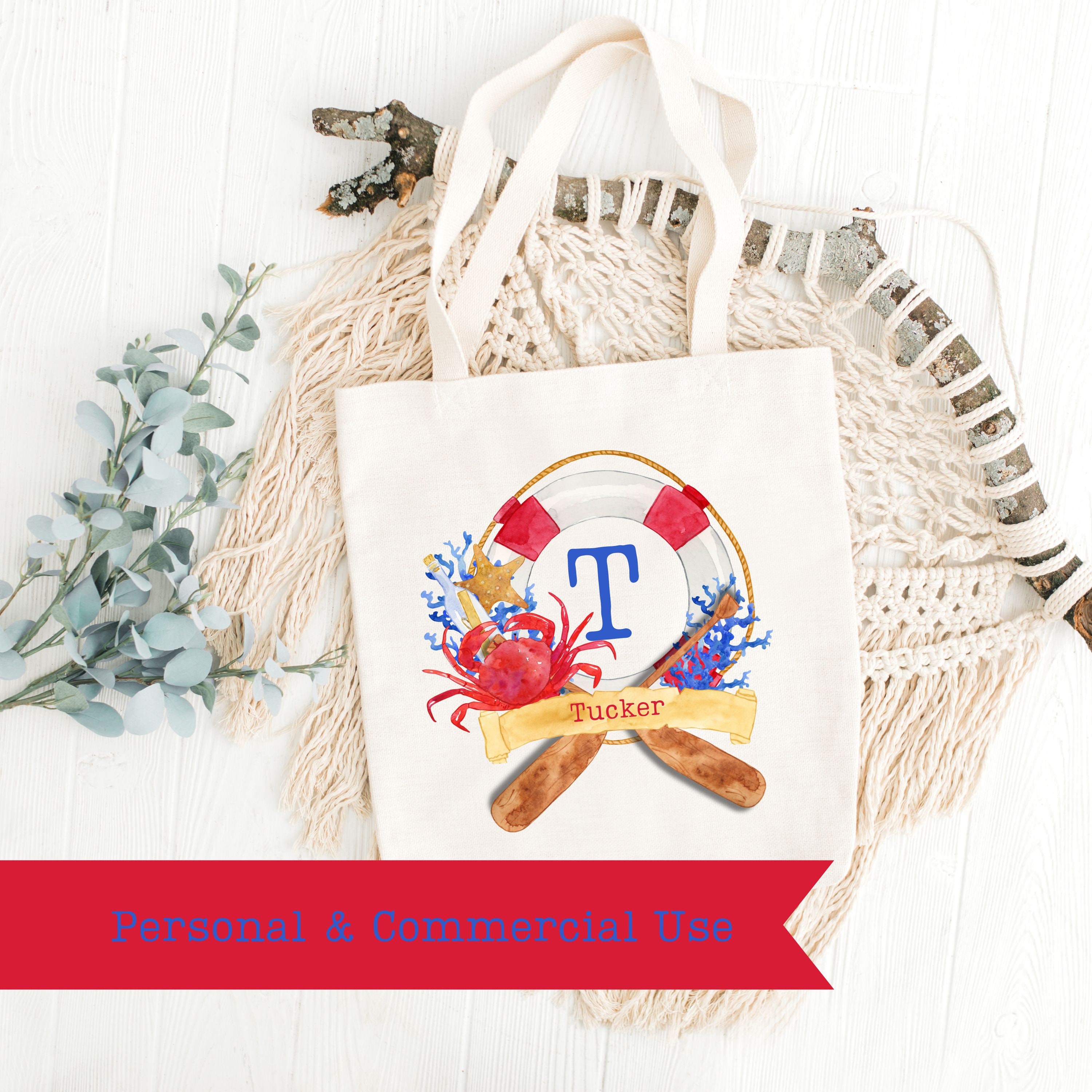 Seaside Adventure Nautical Crest Template, Little Sailors Decor, Costal ...