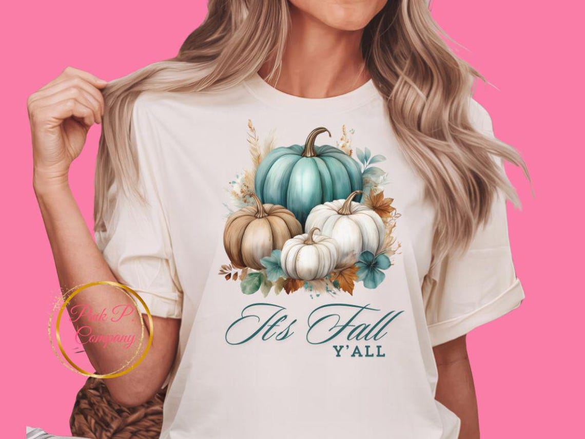 Watercolor Boho Pumpkin Clipart: Fall Pastel PNG (digital Download) - Etsy