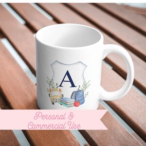 Custom Back-to-school Watercolor Crest Template for Teachers, Printable ...