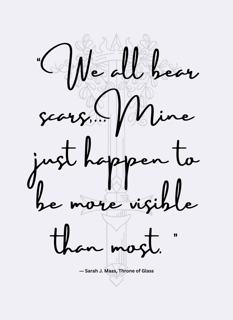 Throne of Glass Quote Poster - Etsy