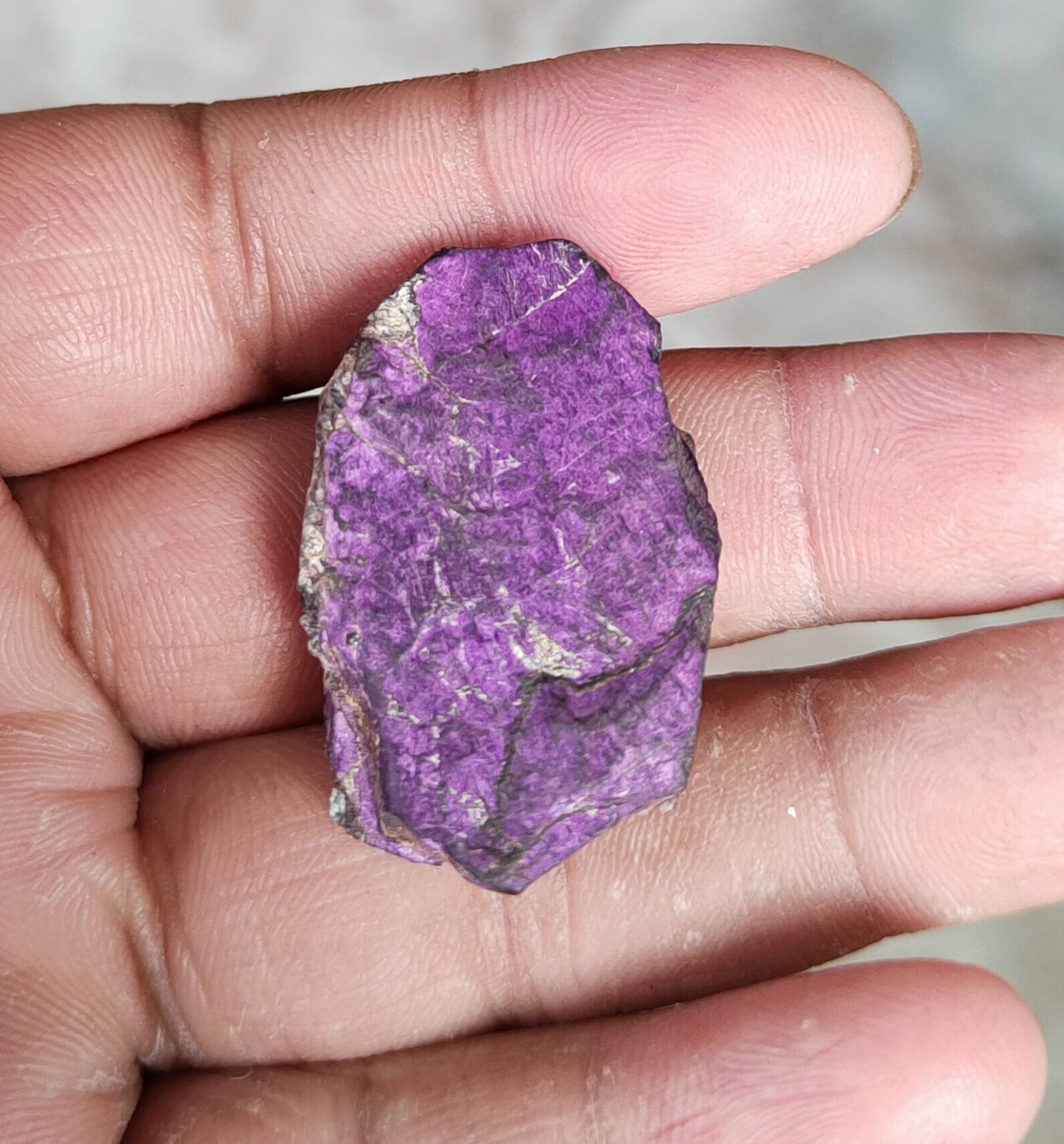Natural raw purpurite Druzy cabochon top quality purpurite | Etsy