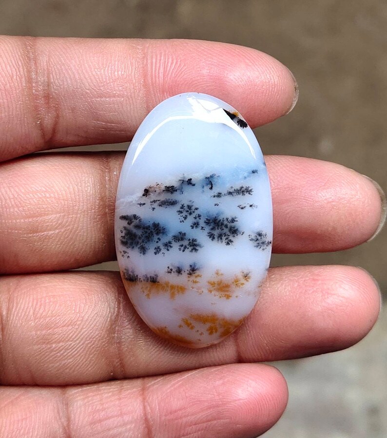 Natural Dendritic Moss Agate - Etsy
