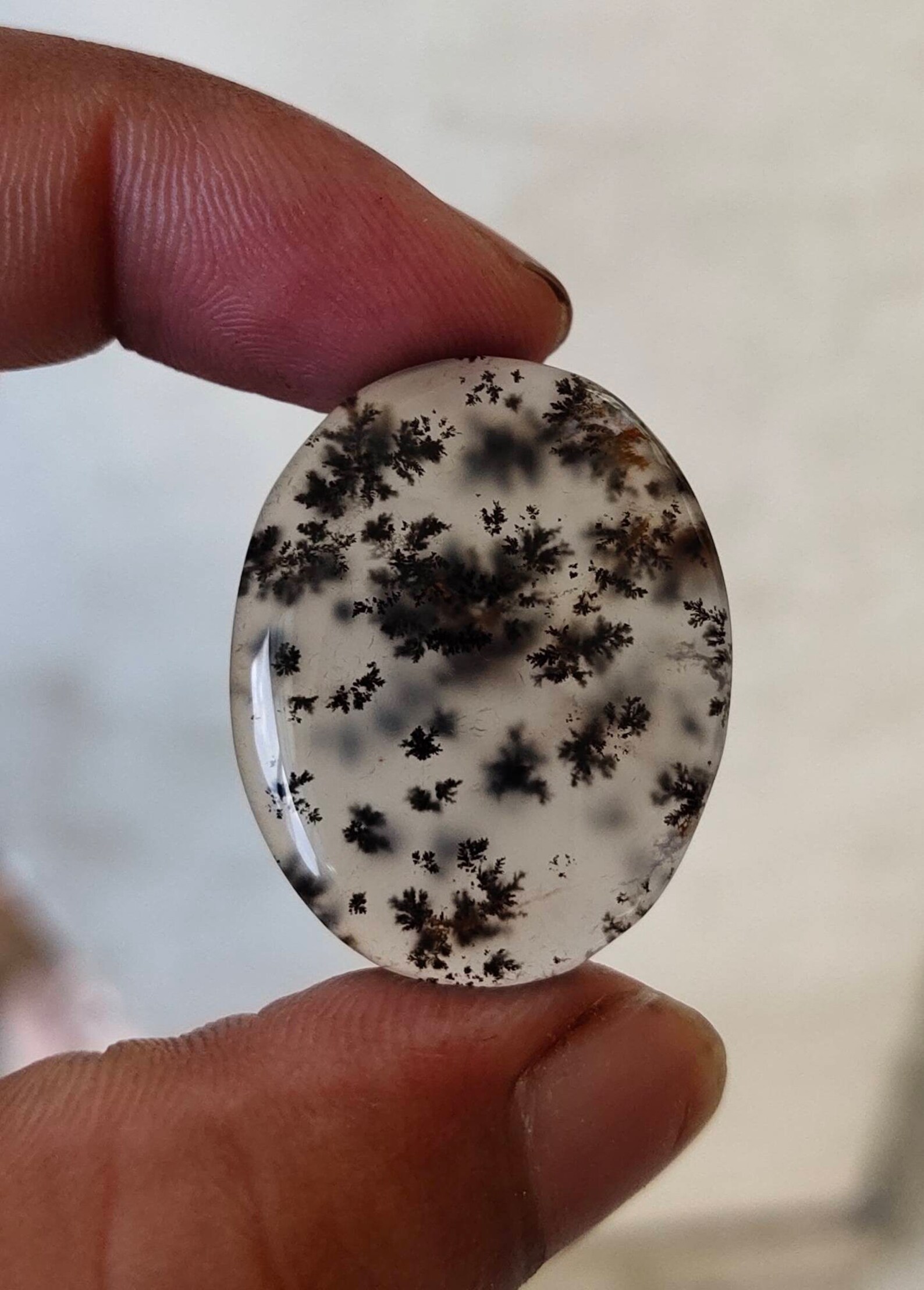 Natural Dendritic moss Agate | Etsy