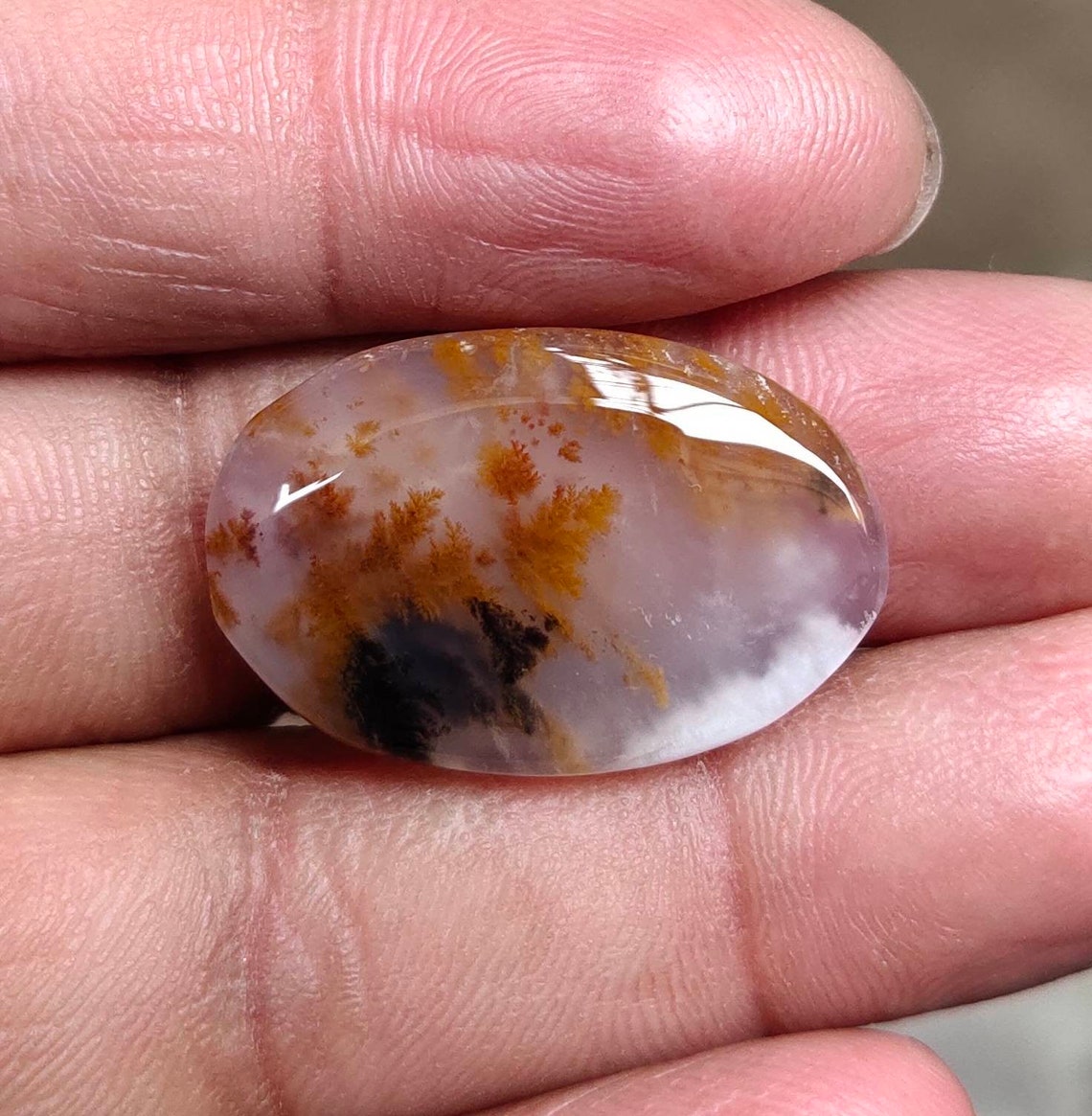 Natural Dendritic Moss Agate | Etsy