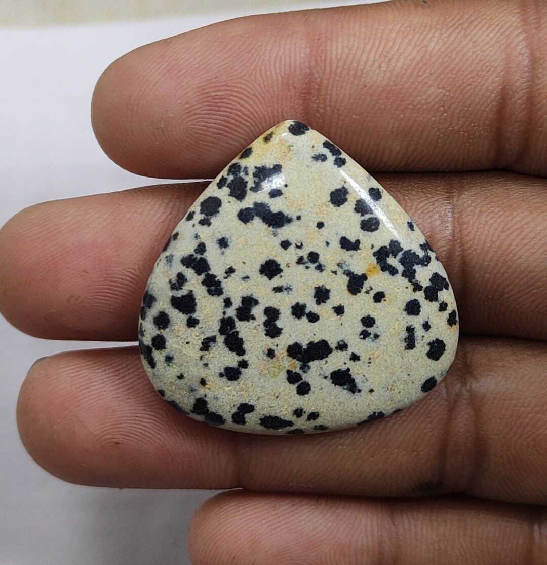 Natural Dalmation Jasper Cabochon34x33mm46cts....9639 - Etsy