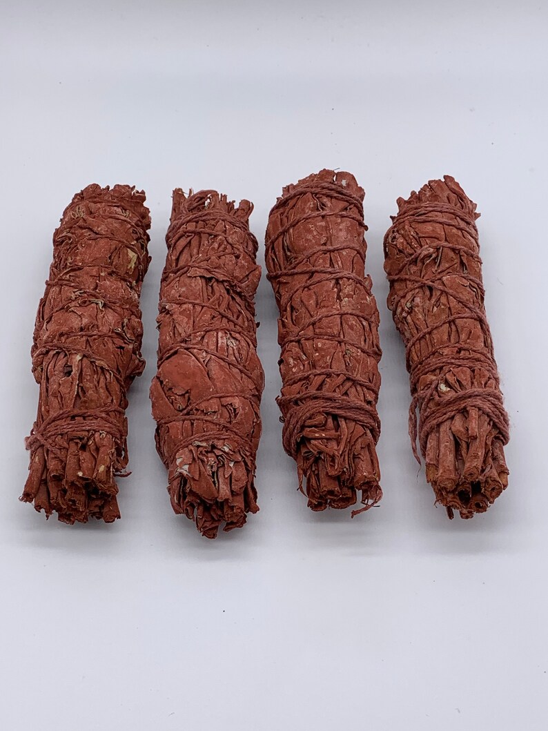 4X Dragons Blood Sage Smudge Sticks / Wands Protection | Etsy