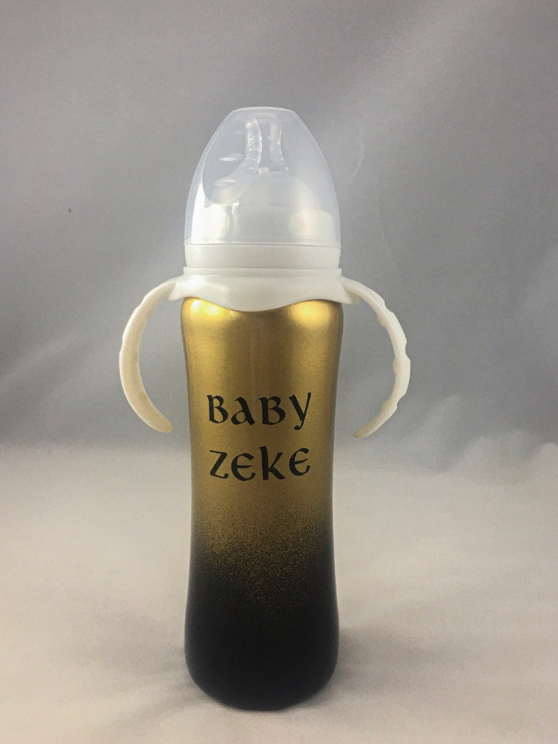 NFL Team Inspired Custom Baby Bottles-add Your Name - Etsy