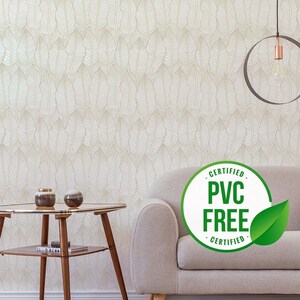 Leaf Wallpaper Line Art Removable Peel and Stick Wallpaper - Etsy