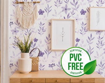 Purple Hydrangea Wallpaper / Floral Wallpaper / Flowers Wallpaper ...