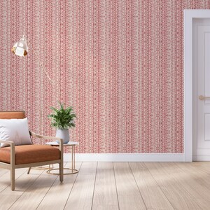 Red Abstract Wallpaper Removable Peel and Stick Wallpaper or - Etsy