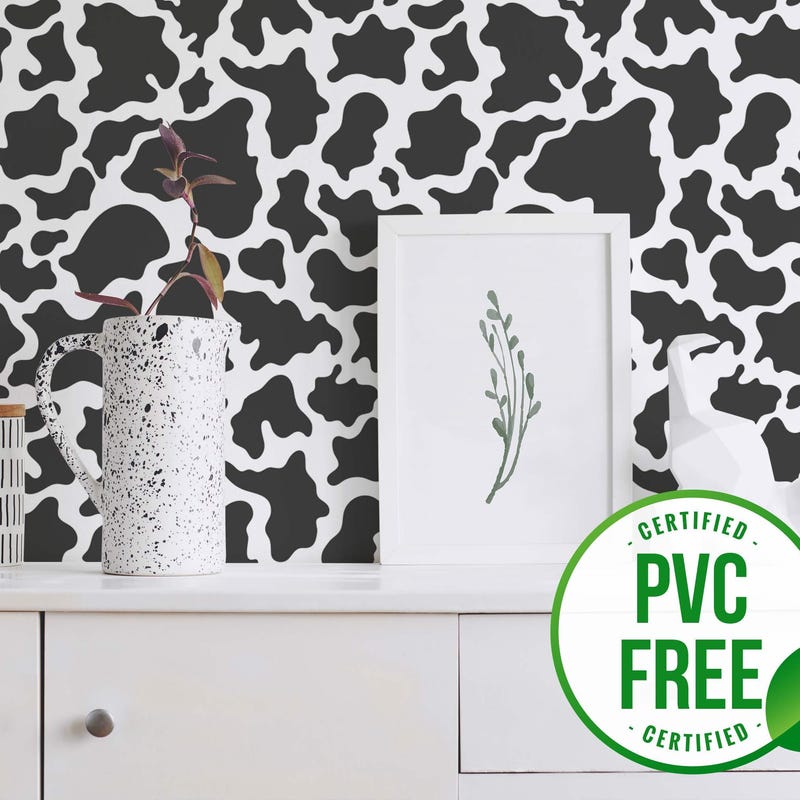Cow Printed Wallpaper - Etsy