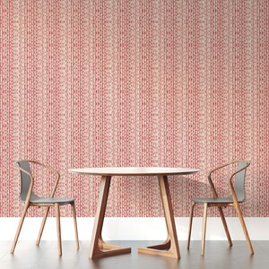 Red Abstract Wallpaper Removable Peel and Stick Wallpaper or - Etsy