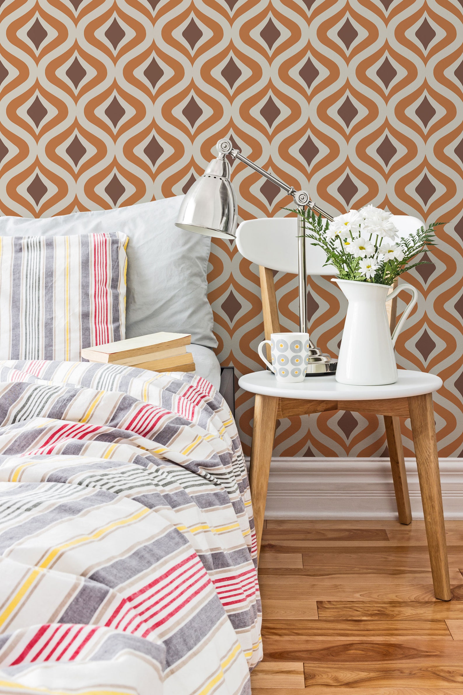 70s Retro Self-adhesive Wallpaper 1970s Retro Removable Peel - Etsy