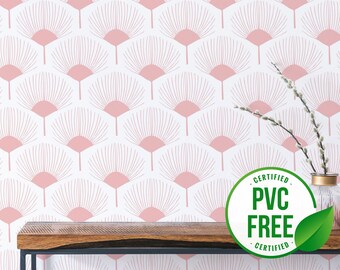Hot Pink Line Wallpaper Peel and Stick Wallpaper or Non Pasted ...