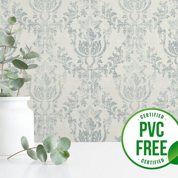 Damask Wallpaper - Etsy