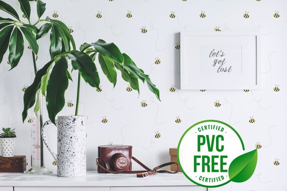 Bee Line Wallpaper Removable Peel and Stick Wallpaper or | Etsy
