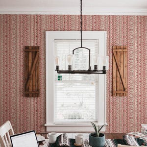 Red Abstract Wallpaper | Removable Peel and Stick Wallpaper or Unpasted ...