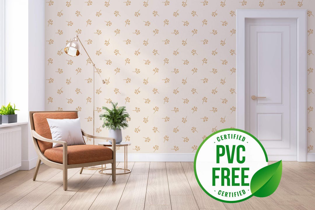 Yellow Minimal Wallpaper | Removable Peel and Stick Wallpaper or ...