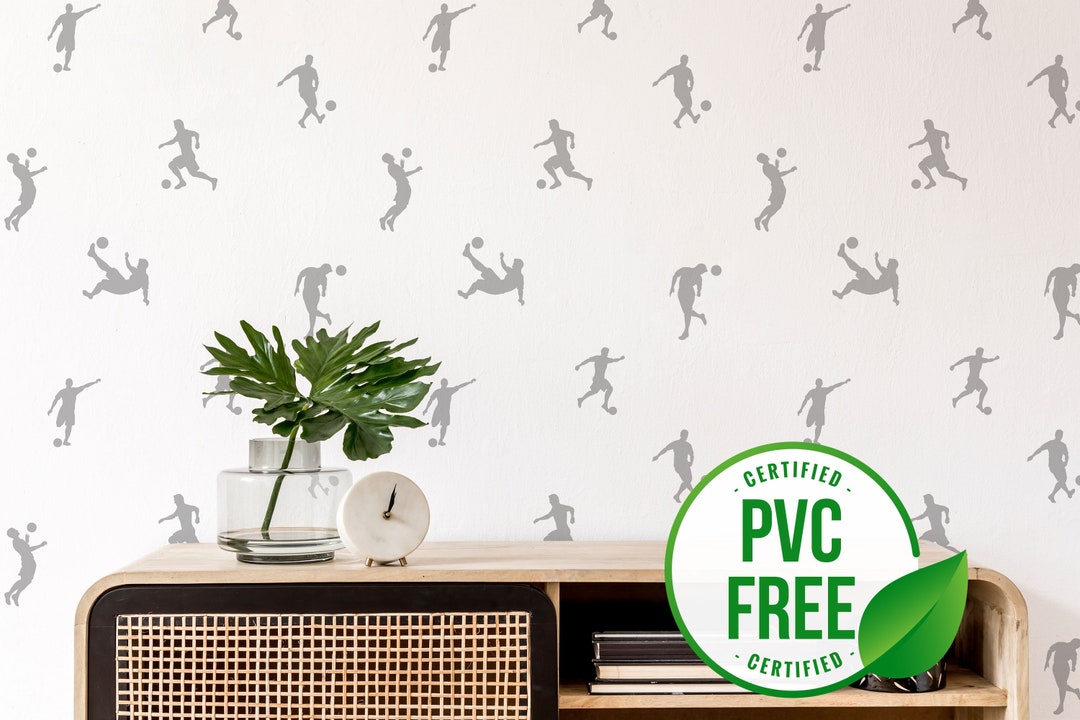 Gray Football Wallpaper Removable Peel and Stick Wallpaper or Unpasted ...