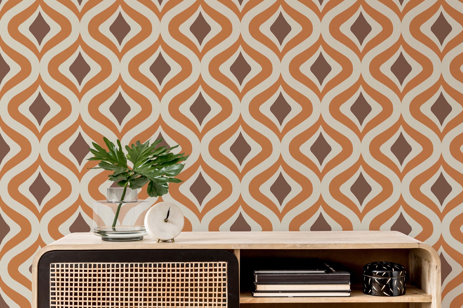 70s Retro Self-adhesive Wallpaper 1970s Retro Removable Peel - Etsy