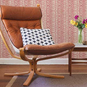 Red Abstract Wallpaper | Removable Peel and Stick Wallpaper or Unpasted ...