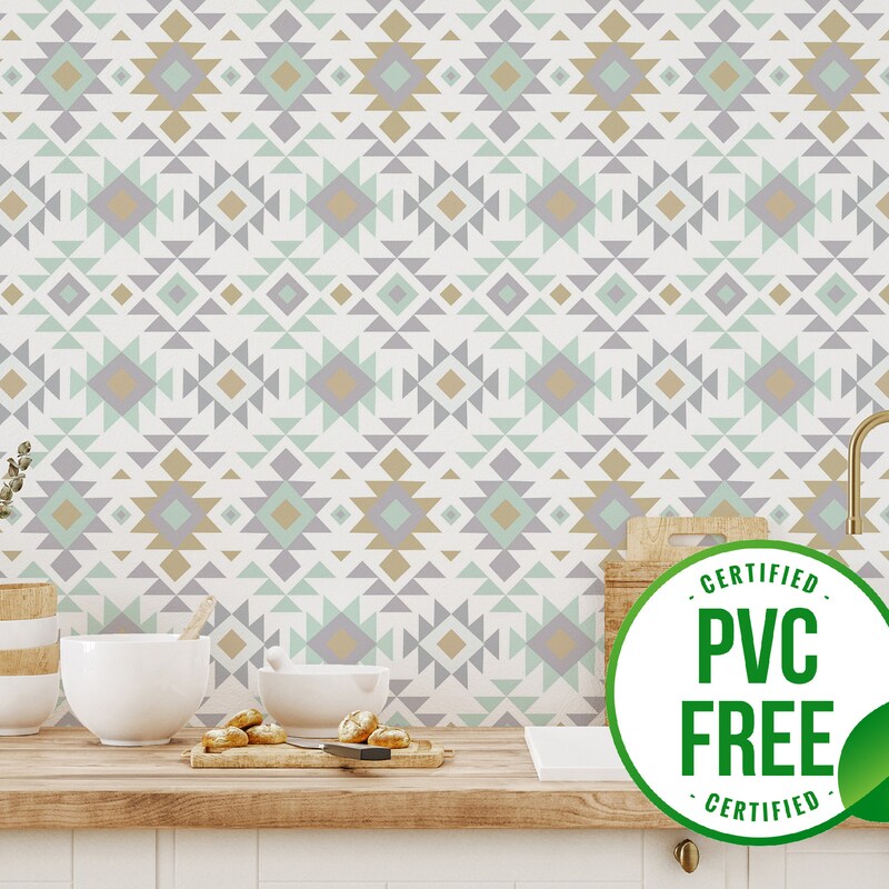 Aztec Wallpaper - Etsy