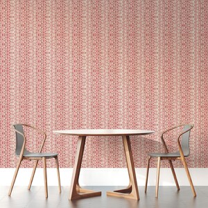 Red Abstract Wallpaper | Removable Peel and Stick Wallpaper or Unpasted ...