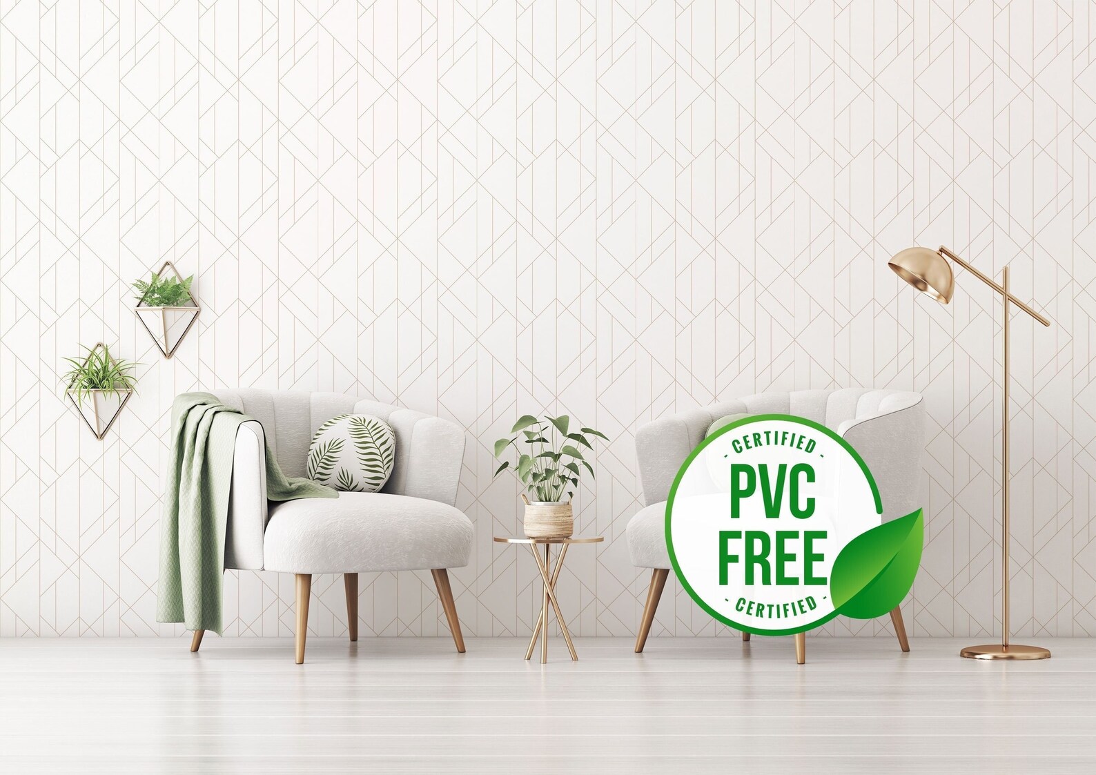 Modern Geometric Wallpaper Contemporay Peel and Stick - Etsy