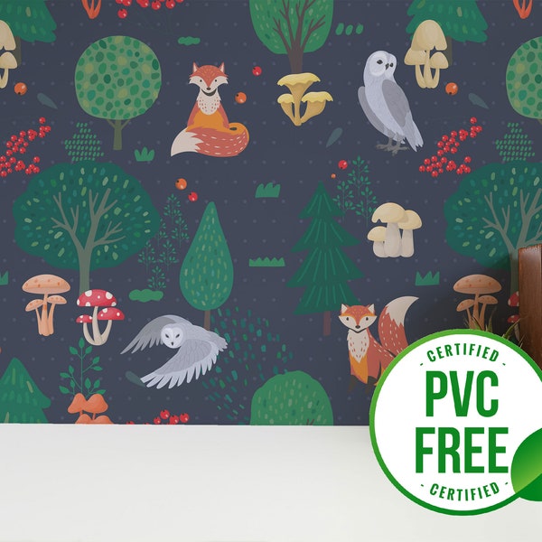 Folklore Forest Wallpaper - Etsy