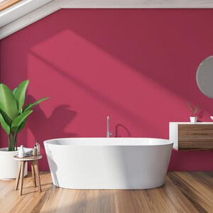 Viva Magenta Solid Color Wallpaper Removable Peel and Stick - Etsy
