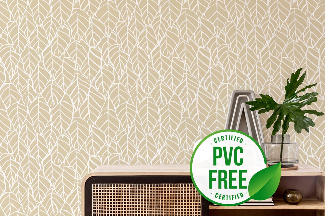Tree Leaf Self-adhesive Wallpaper Botanical Leaf Removable Peel and ...