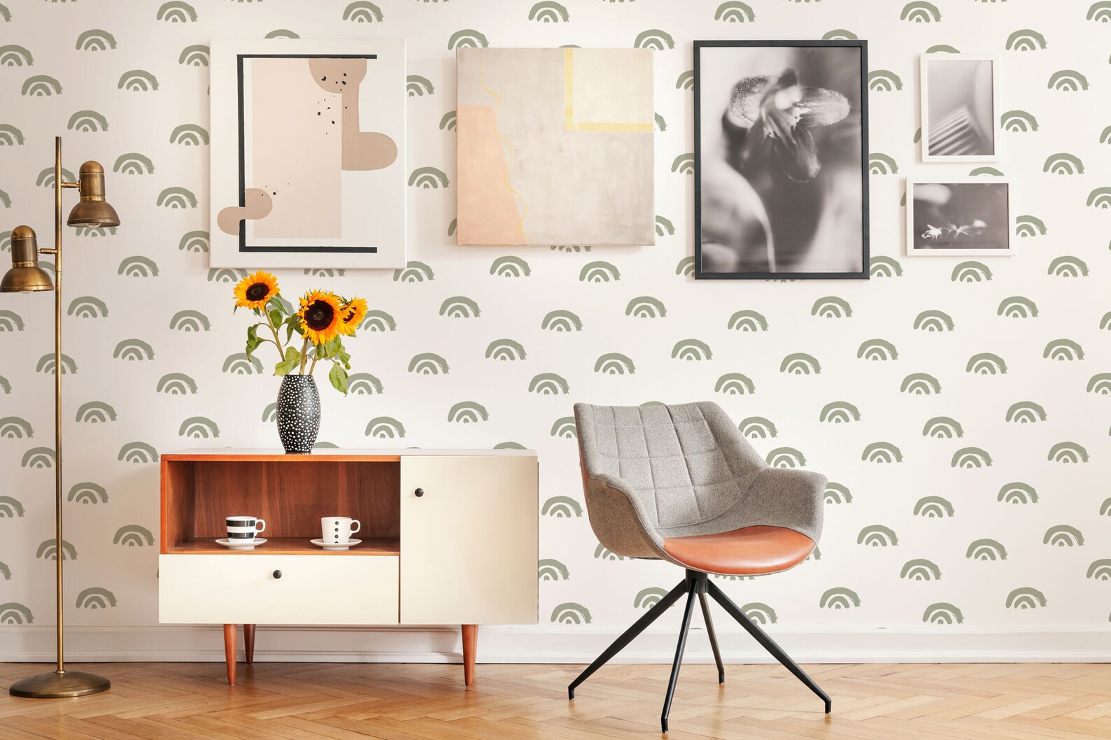 Rainbow Wallpaper Rainbows Peel and Stick Removable - Etsy