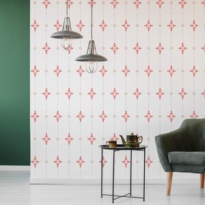 70s Retro Self-adhesive Wallpaper Striped Removable Peel and Stick ...